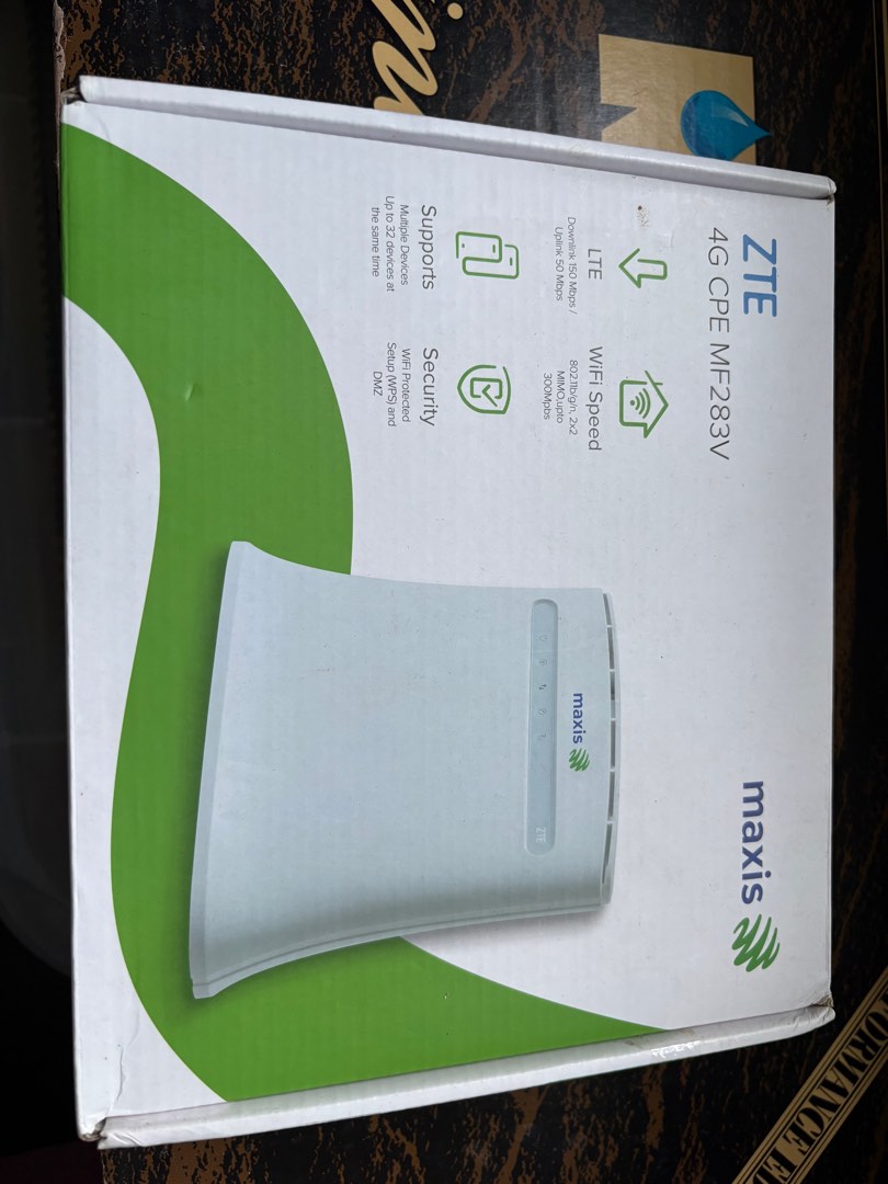 Maxis ZTE MF283V Router, Computers & Tech, Parts & Accessories ...
