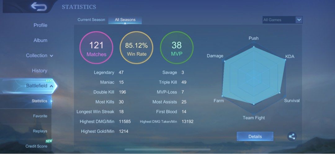 MLBB smurf acc, Video Gaming, Video Games, Others on Carousell