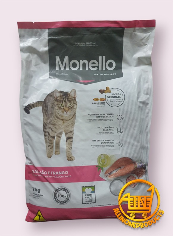 Monello Cat Salmon and Chicken Nutrire 7kgs (Adult Cats) Monello Cat ...