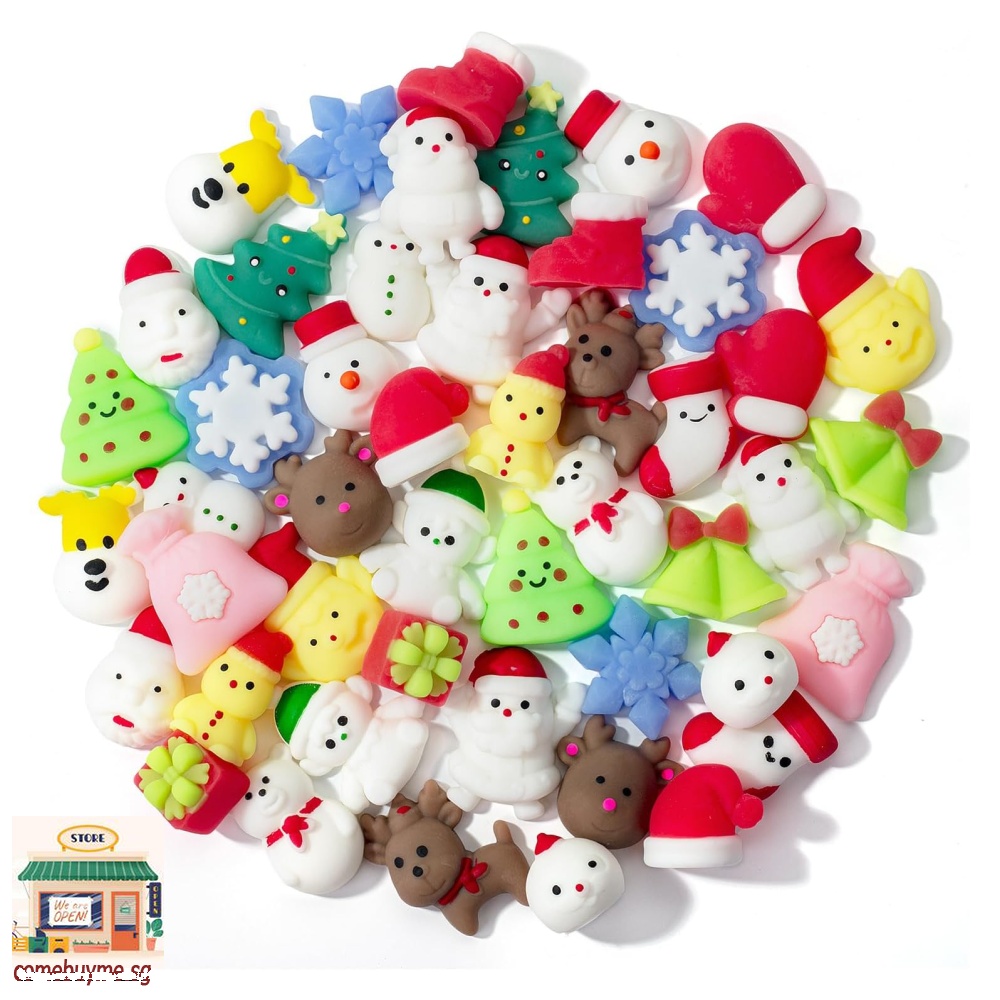Mr. Pen- Christmas Squishy Toys, 48 pcs, Holiday Squishies, Christmas ...