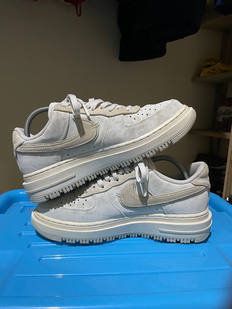 NIKE AF1 LUXE MEN'S SUMMIT WHITE ( ORIGINAL ), Fesyen Pria, Sepatu ...