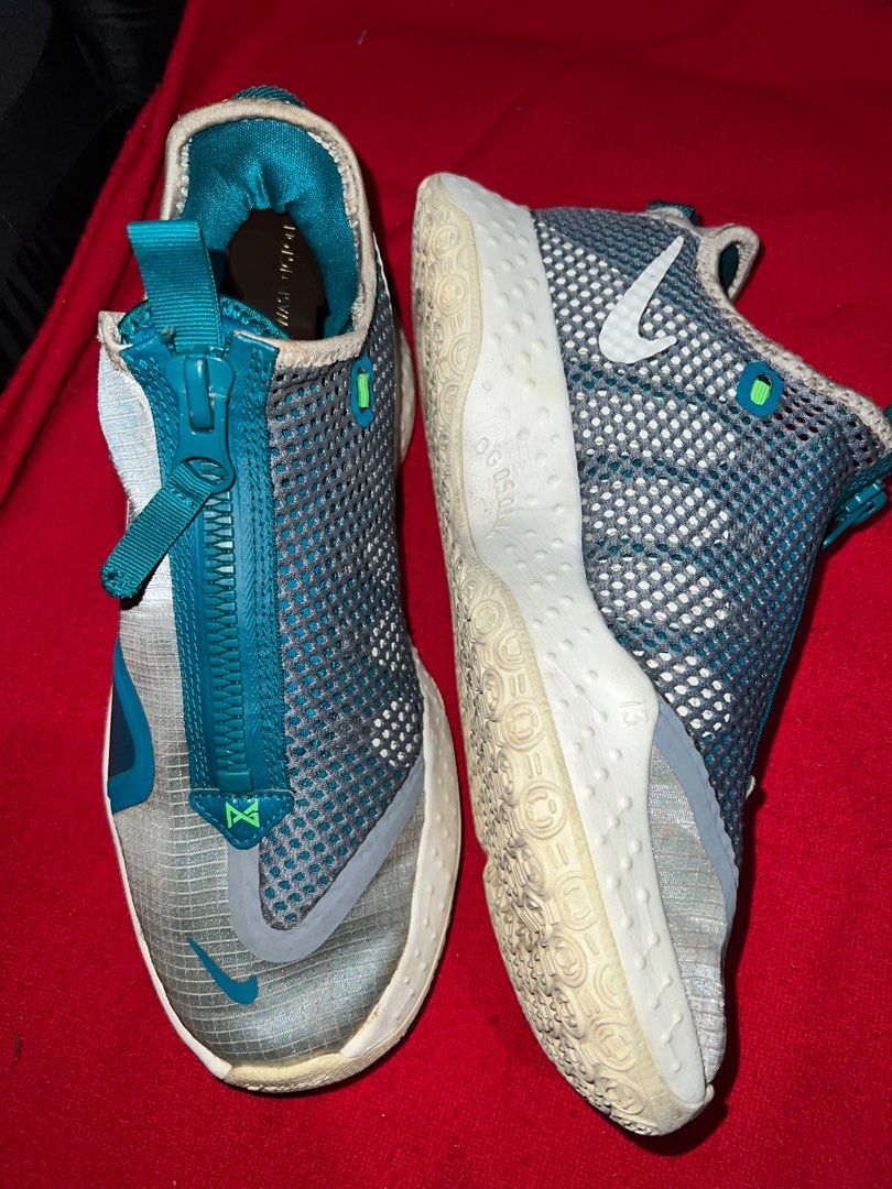 Nike PG 4 Sneakers strike hijau menawan dalam lembut selesa size uk.8.5 minat cal wsap ...