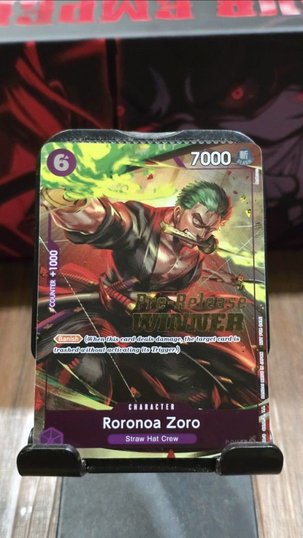 One Piece Card Game Roronoa Zoro, Hobbies & Toys, Toys & Games on Carousell
