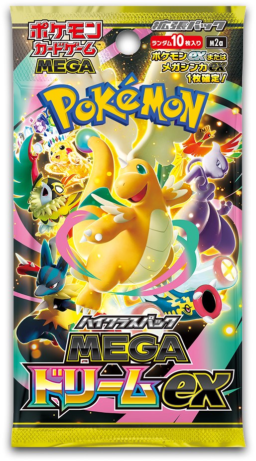 Pokemon Card Game MEGA Dream EX Booster Pack, Hobbies & Toys, Toys & Games on Carousell