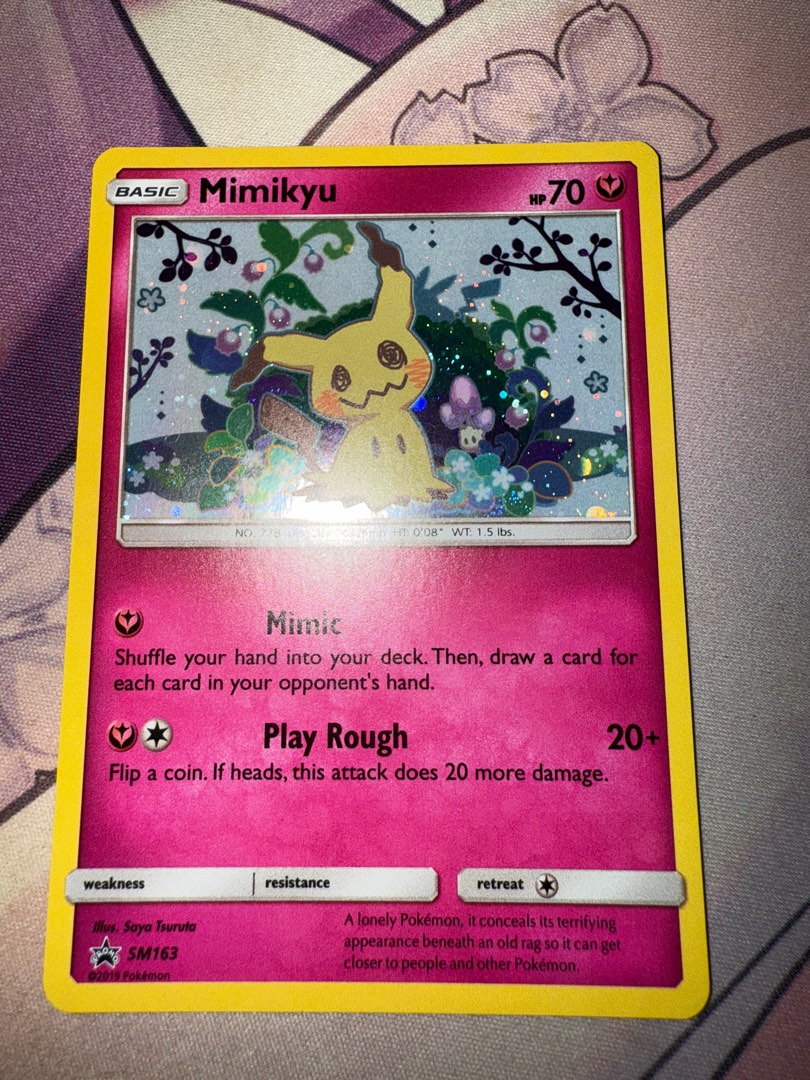 Pokemon SM163 Mimikyu Promo, Hobbies & Toys, Toys & Games on Carousell