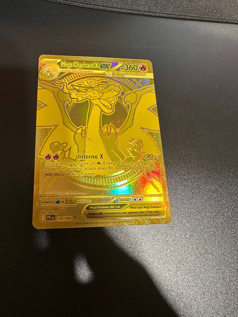 Pokemon TCG Phantasmal Flames Mega Charizard X ex MUR, Hobbies & Toys ...