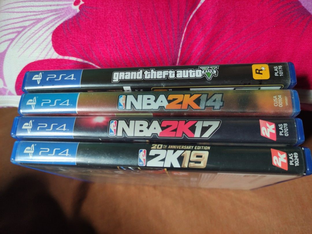 PS4 Games: GTA V, NBA 2K14, 2K17, 2K19, Video Gaming, Video Games, PlayStation on Carousell