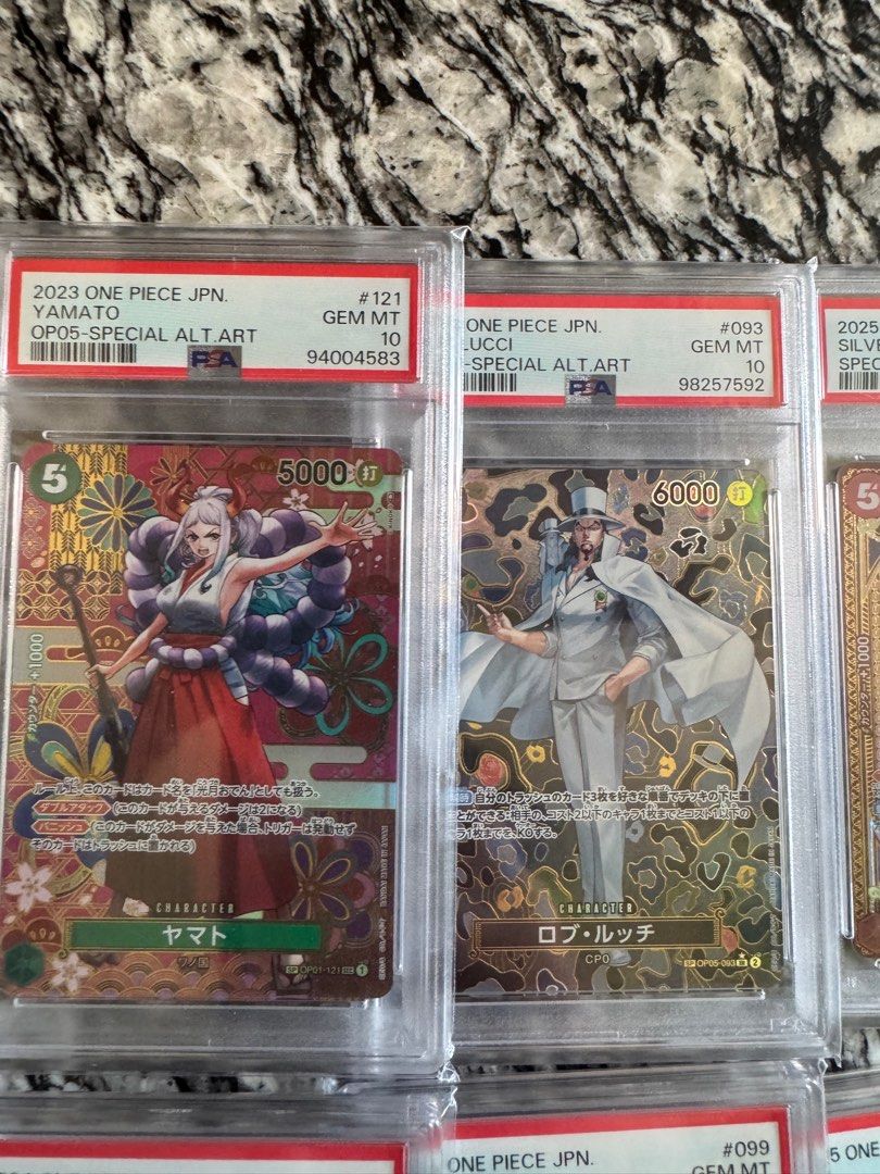 PSA 10 One piece SP Uta pudding Sanji yamato lucci Rayleigh flampe ...