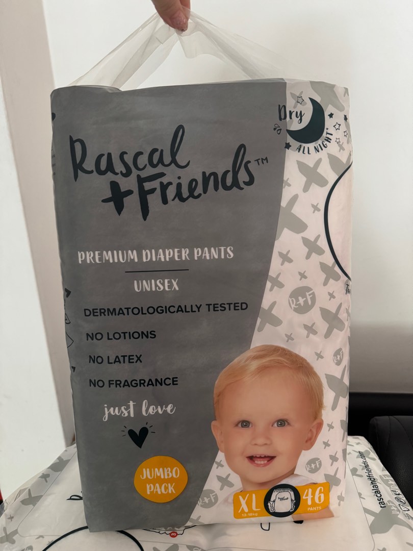 Rascal + Friends Premium Diaper Pants XL, Babies & Kids, Bathing ...