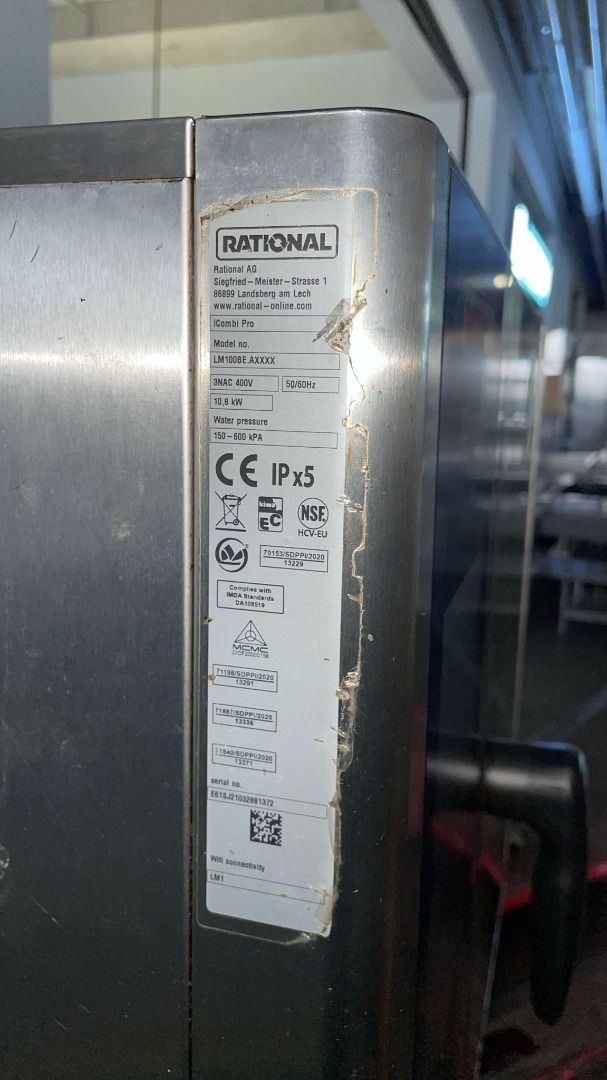 RATIONAL Electrical ICOMBI PRO 6 trays with stand, TV & Home Appliances ...