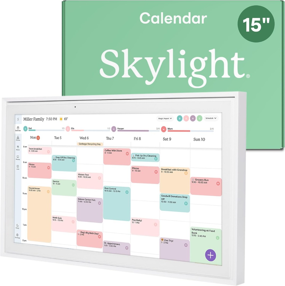 [ready] Skylight 15-Inch Digital Calendar & Daily Planner, Touchscreen ...