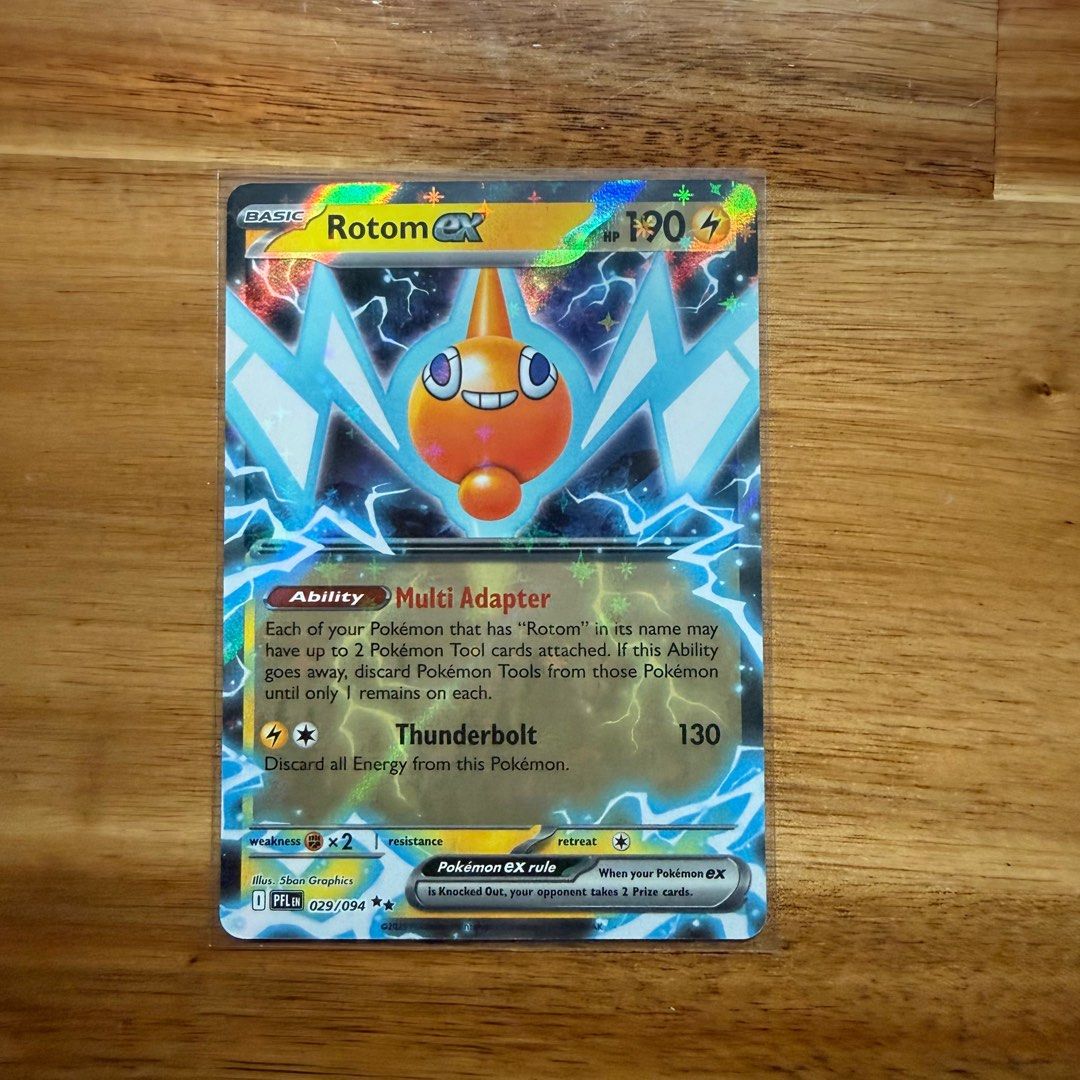 Rotom Ex #29 Pokemon Phantasmal Flames 29/94 Card, Hobbies & Toys, Toys ...