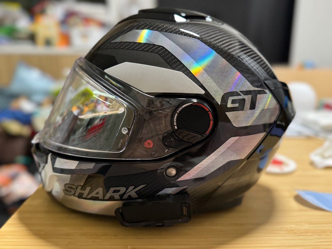 Shark Spartan GT Pro Carbon Ritomo Chrome, Motorcycles, Motorcycle ...