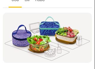 Shell x UOB LocknLock Lunch Box - Brand New, Furniture & Home Living ...