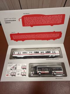 SMRT 38 Anniversary Train & Bus Commemorative Edition model bus ...