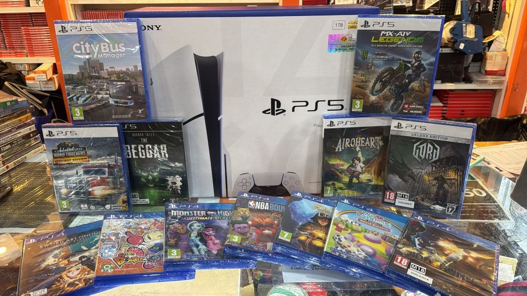 Sony PS5 Disc version with free games! from as low as $499, Video ...