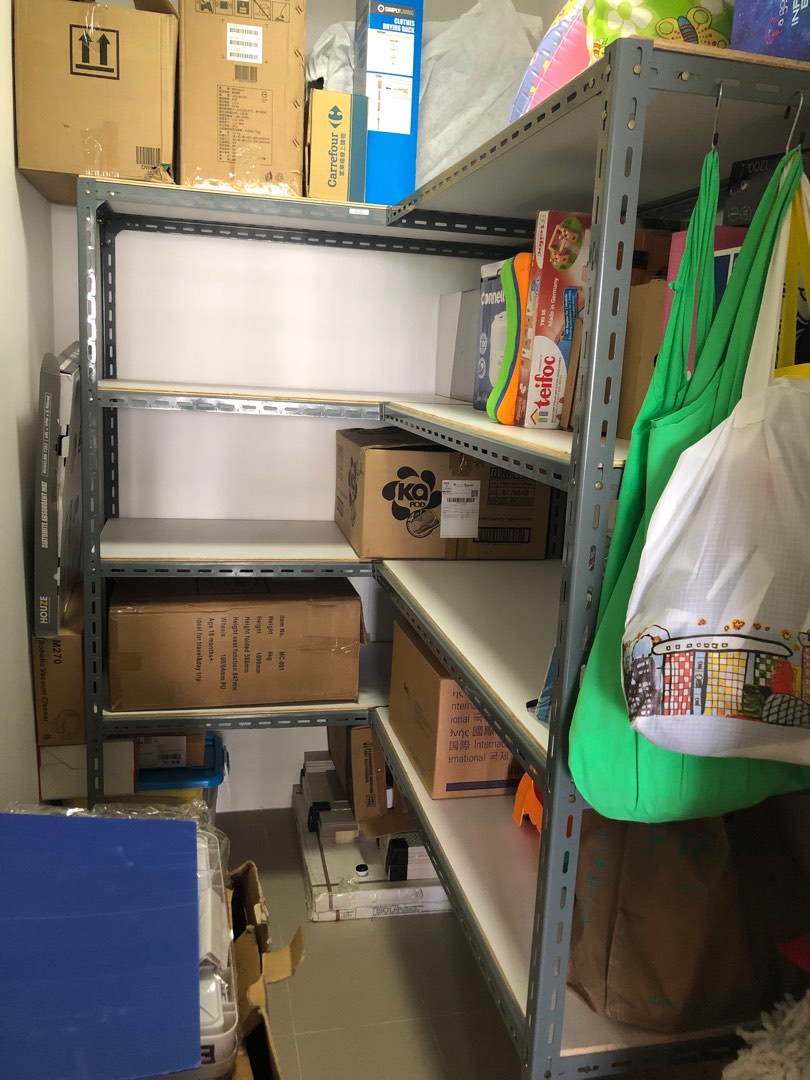 Store room rack/ boom shelter rack, Furniture & Home Living, Furniture ...