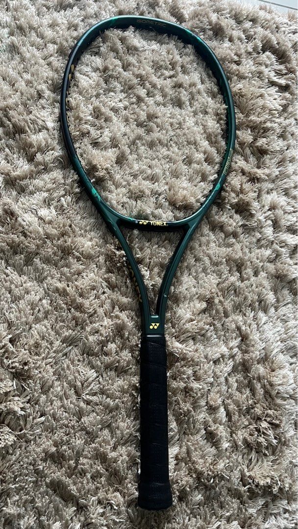 Tennis : Yonex VCORE Pro 97 Black Green Matte 2019 Made in Japan RARE ...