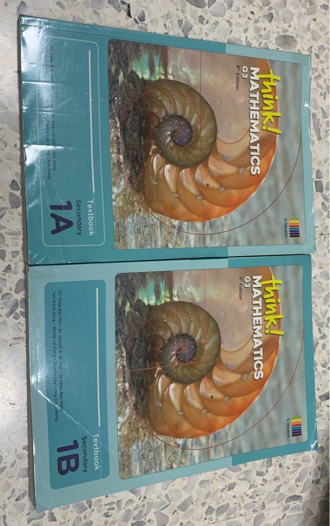 Think! Mathematics G3 Textbook 1A & 1B, Hobbies & Toys, Books ...