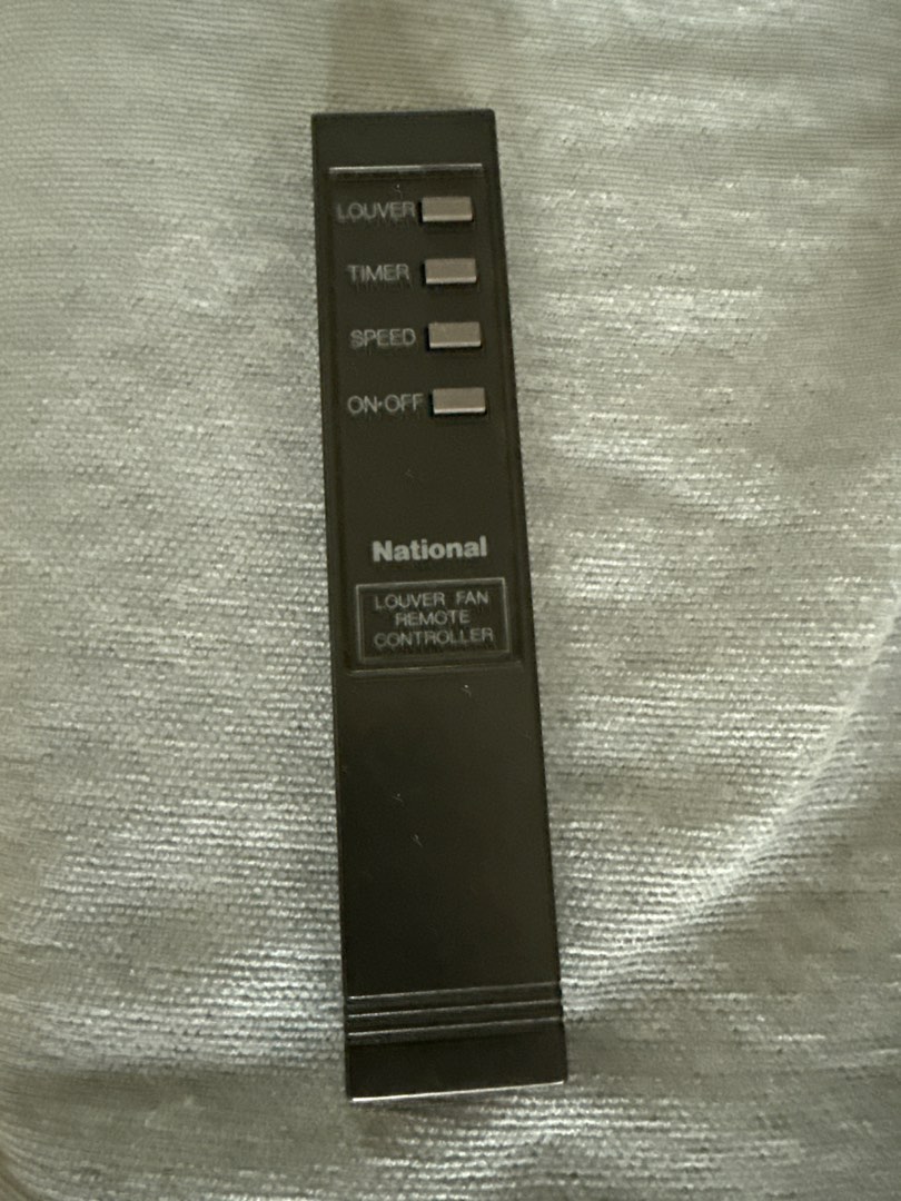 *til Dec*National Louver Fan Remote Controller, Furniture & Home Living ...