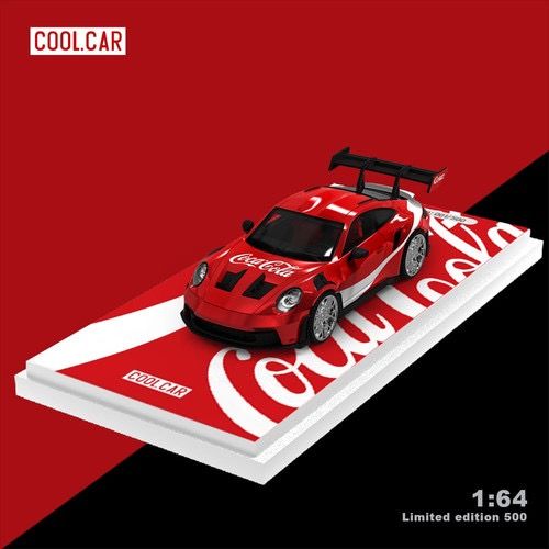 TIME MICRO x COOL CAR Porsche 992 GT3 RS Coca Cola Livery - Coke ...