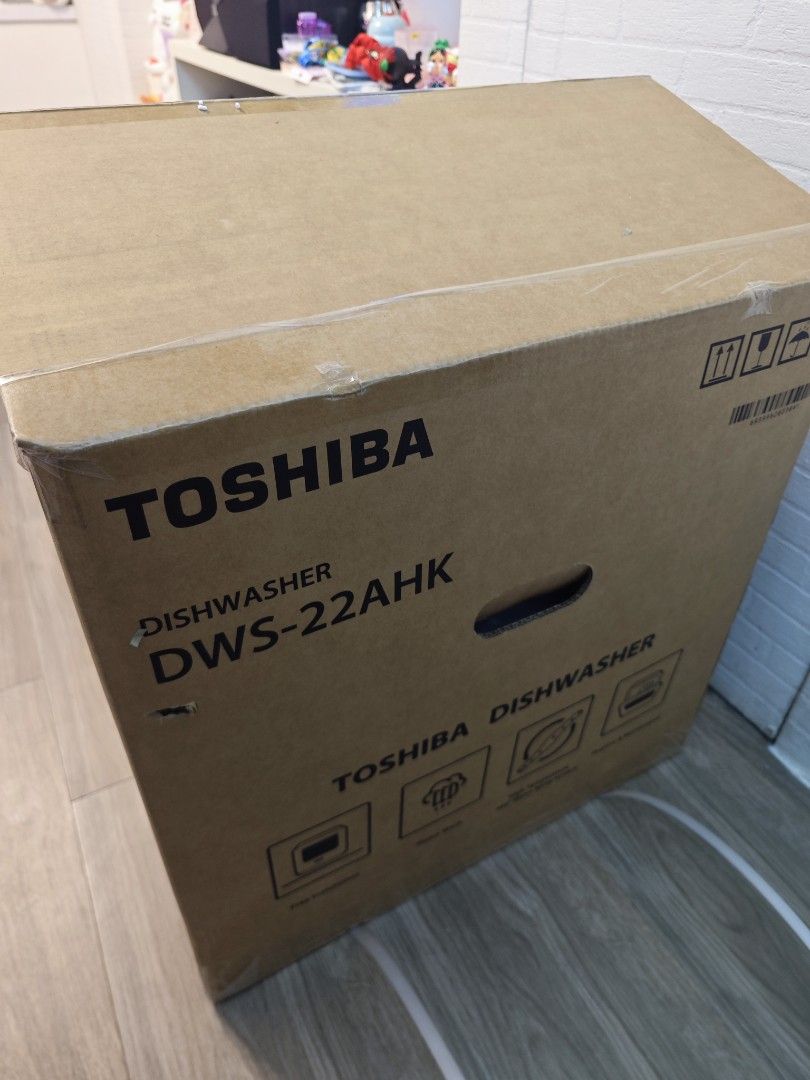 TOSHIBA DWS-22AHK 洗碗機, 家庭電器, 廚房電器, 洗碗碟機 - Carousell