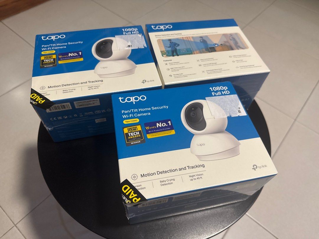 TP-Link Tapo C200C Pan/Tilt Home Security Wi-Fi Camera, Furniture ...