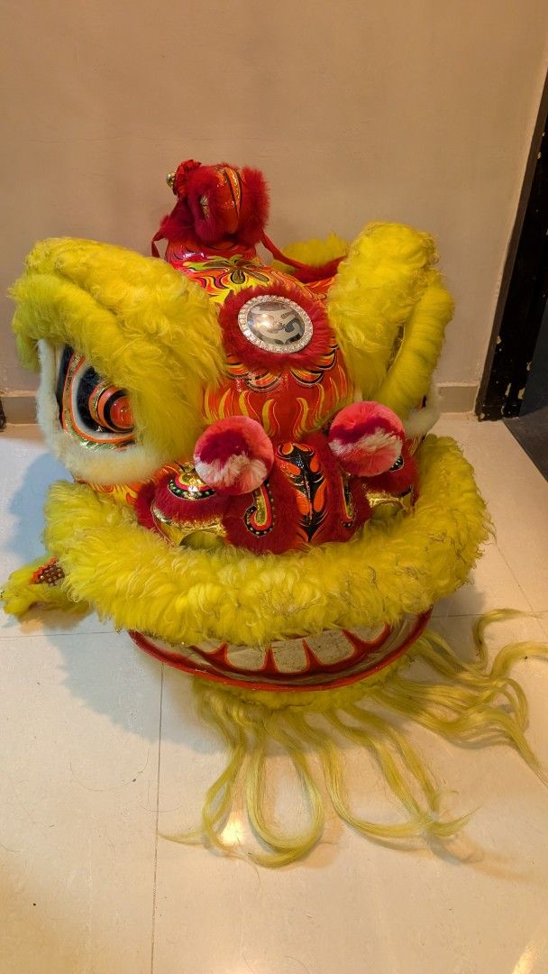 ADULT Traditional Lion Dance Head Prop CNY CHINESE NEW YEAR LUNAR ...