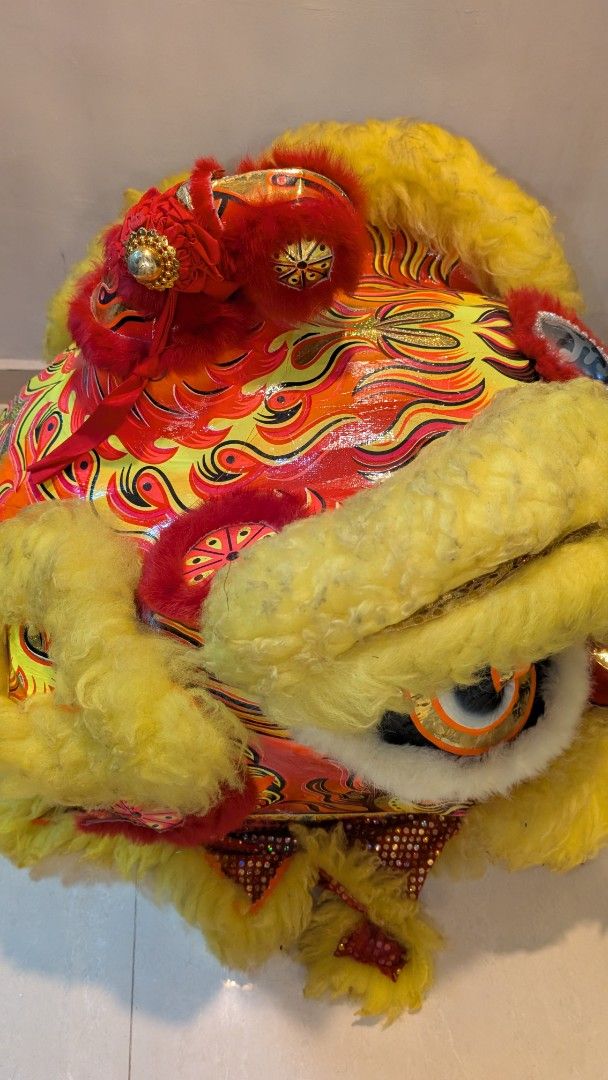 ADULT Traditional Lion Dance Head Prop CNY CHINESE NEW YEAR LUNAR ...