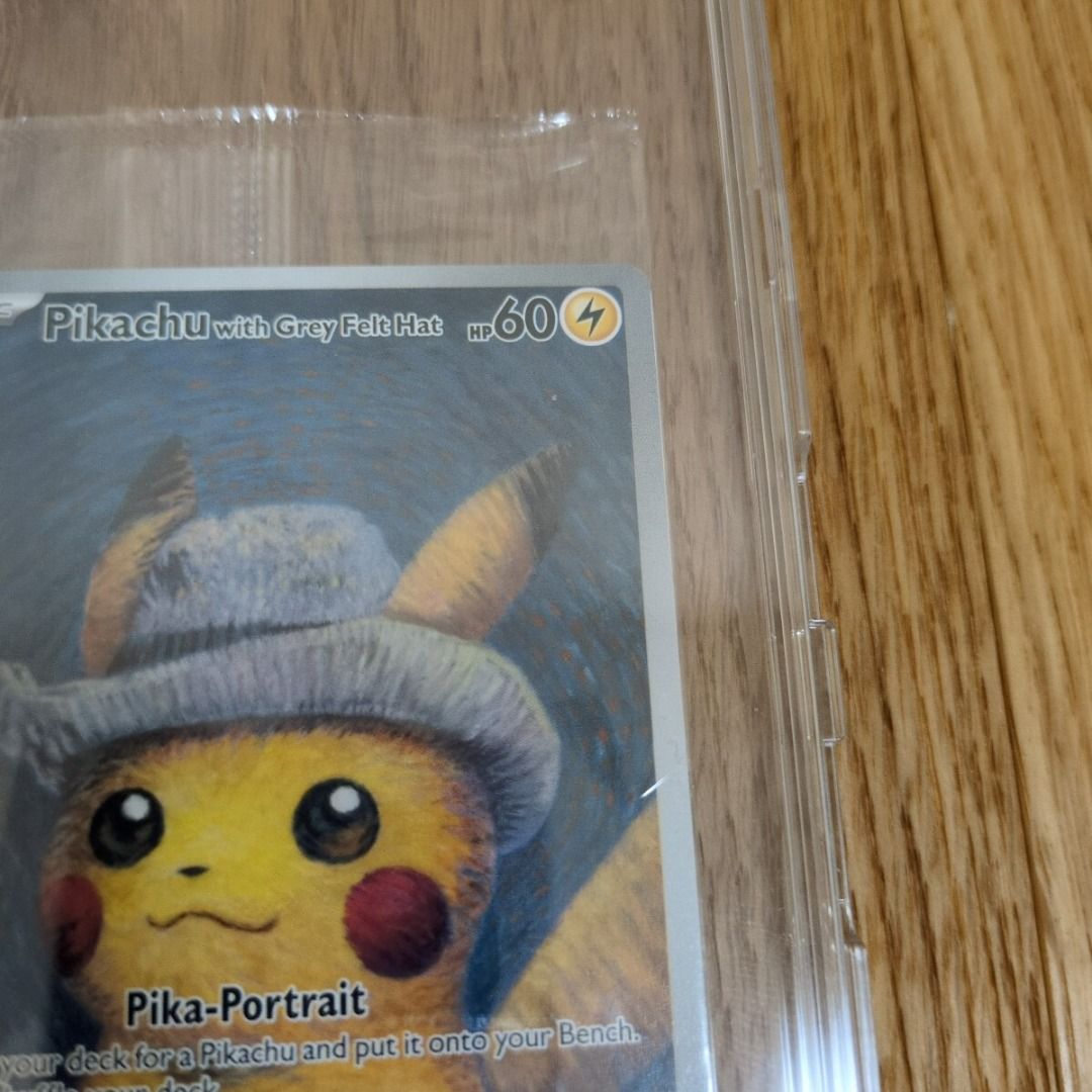Van Gogh Pikachu with Grey Felt Hat Promo Pokemon Card Van Gogh Museum ...