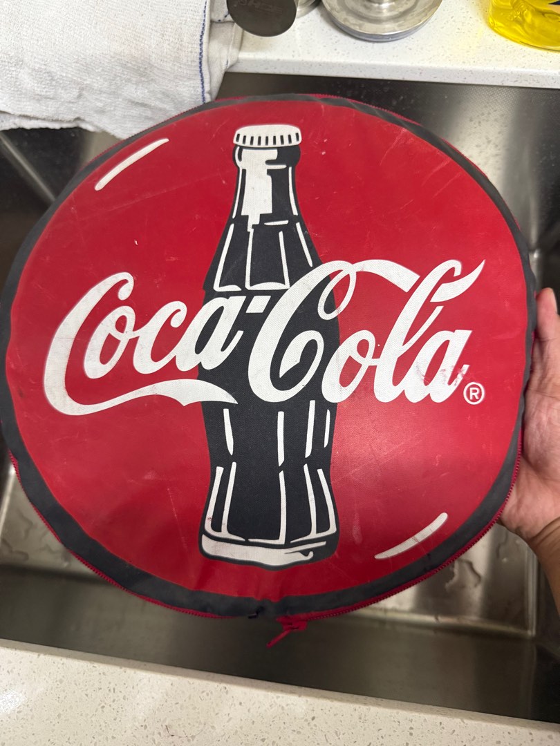 VINTAGE COCA COLA RED DUFFLE BEG, Hobbies & Toys, Toys & Games on Carousell