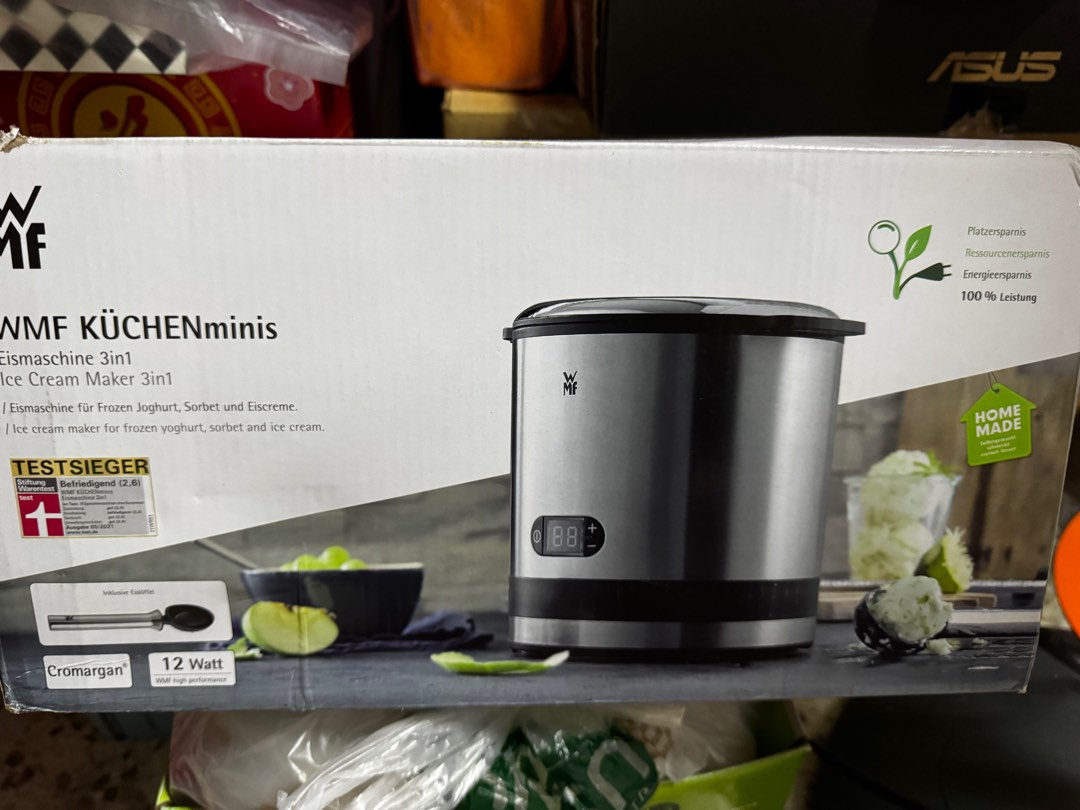WMF KÜCHENminis 3-in-1 Ice Cream Maker, TV & Home Appliances, Kitchen ...
