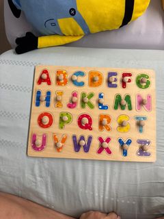 Alphabet Puzzle Board, Hobbies & Toys, Toys & Games on Carousell