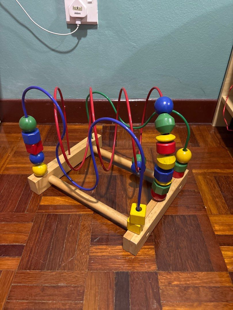 Wooden Bead Maze Toy, Hobbies & Toys, Toys & Games on Carousell