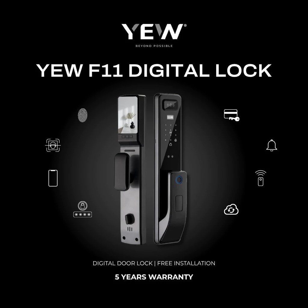 YEW F11 Digital Lock - Free Installation, Furniture & Home Living ...