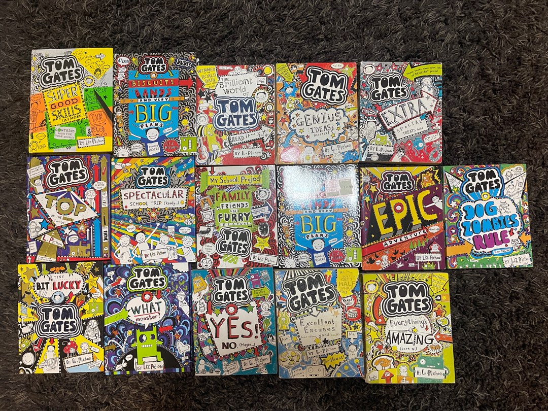 16 Tom Gates Book Collection - Various Titles, Hobbies & Toys, Books ...