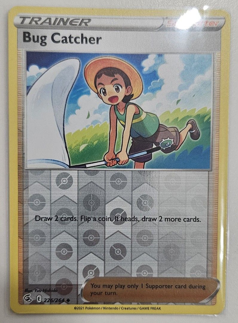 2021 Pokemon Fusion Strike 226 Bug Catcher Reverse Holo, Hobbies & Toys ...