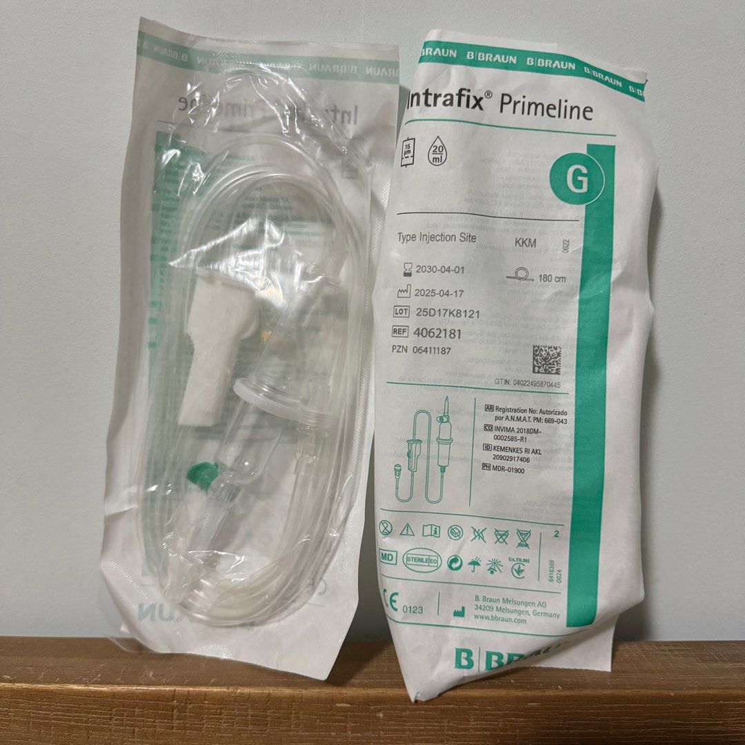 5 pcs of Braun Intrafix primeline with Y connector (for sub cut ...