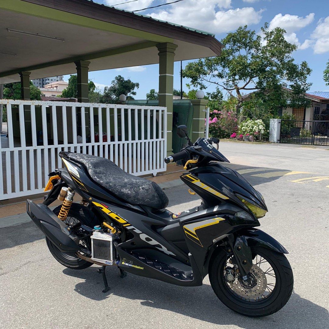 Aerox spoke rims, Motorcycles, Motorcycle Accessories on Carousell