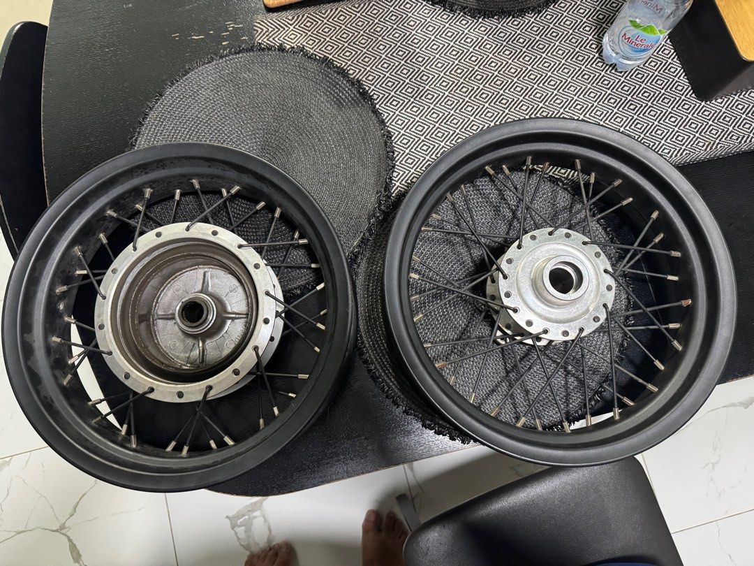 Aerox spoke rims, Motorcycles, Motorcycle Accessories on Carousell