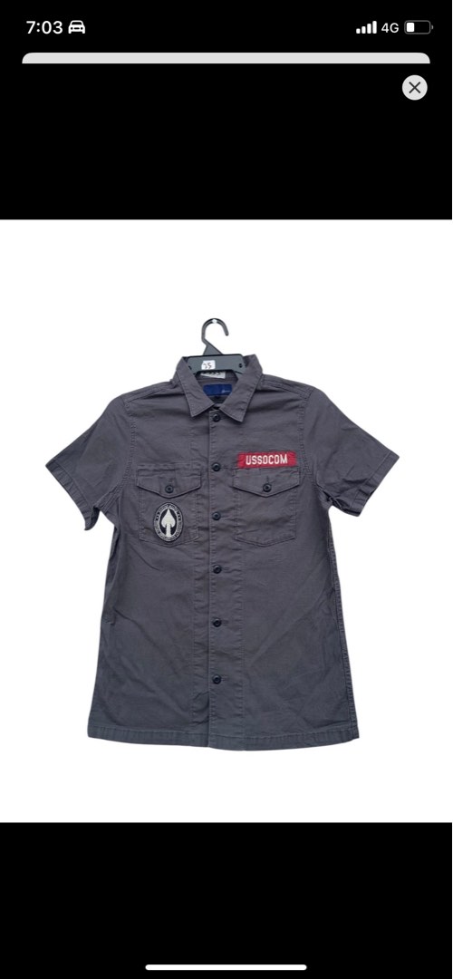 Avirex Special Operation Command Shirt, Men's Fashion, Tops & Sets ...