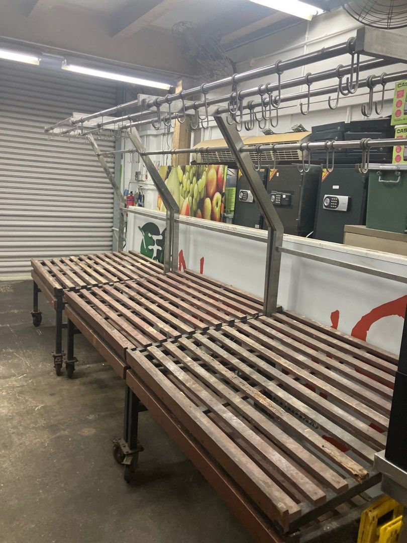 Banana Display Rack Stainless Steel Fixture, Furniture & Home Living ...