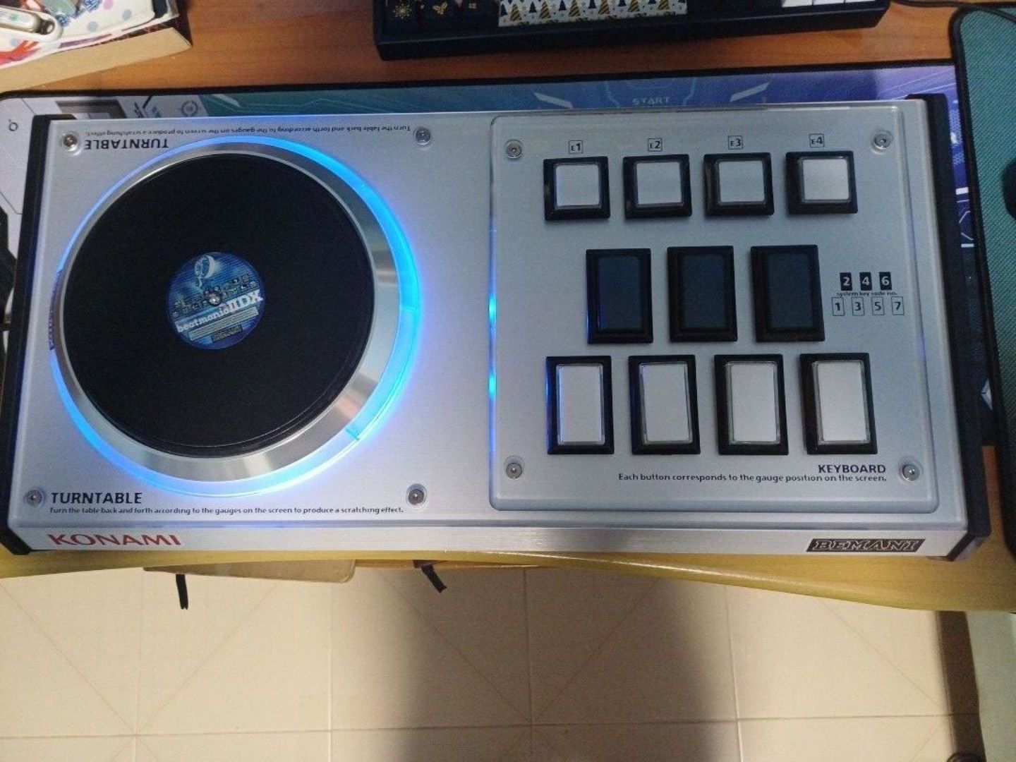 IIDX premium Controller with sanwa button (Official konami Beatmania ...