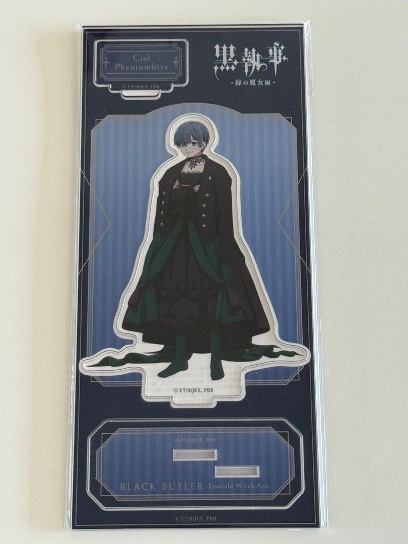 Black Butler Ciel Phantomhive Acrylic Stand, Hobbies & Toys ...