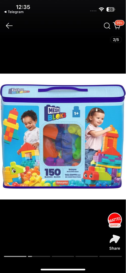 BN Mattel Mega blocks First builders 150pcs, Hobbies & Toys, Toys ...