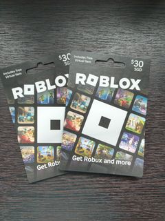 Roblox Gift Card - $75 SGD, Video Gaming, Gaming Accessories, Game Gift ...