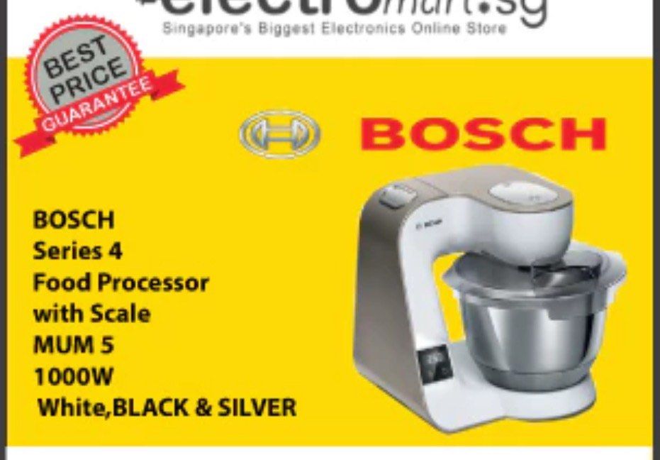 Bosch series 4 food processor with scale, TV & Home Appliances, Kitchen ...