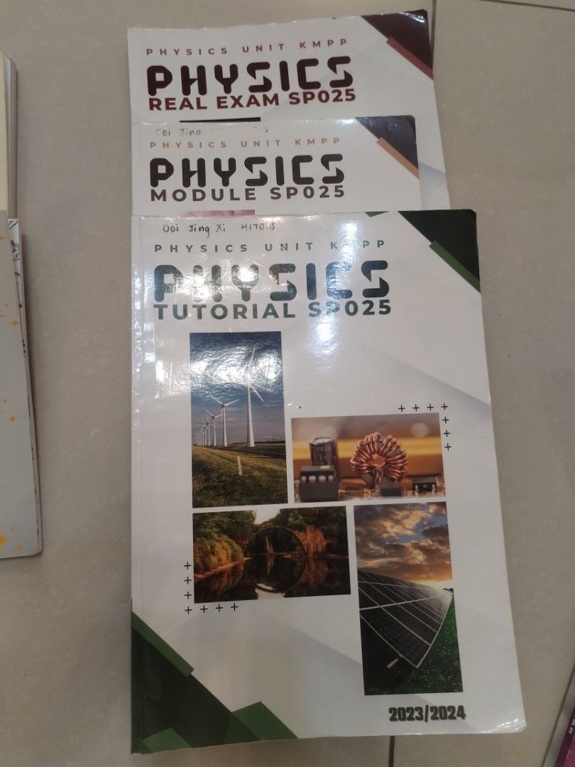 Buku rujukan Matrikulasi (Physics, Chemistry, Biology, Mathematics ...