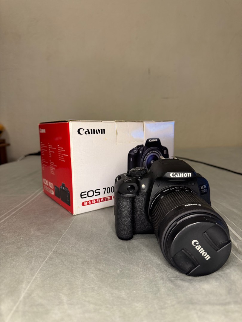 Canon EOS 700D DSLR Camera with Kit Lens, Photography, Cameras on Carousell