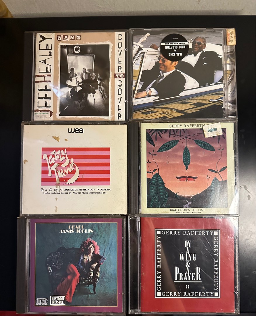 CD Music Collection - Jeff Healey, Eric Clapton, Janis Joplin, Hobbies ...